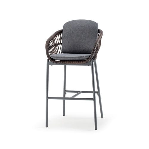 Contemporary bar chair - ELBA STOOL - GRATTONI S.R.L. - outdoor ...