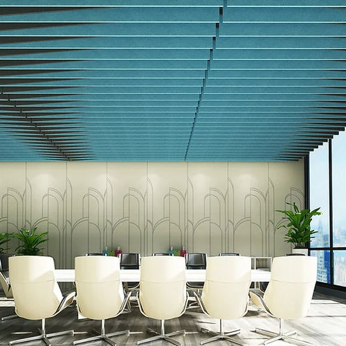 Ceiling acoustic panel - DUAL TONE - Acoustic.ae - hanging / polyester ...