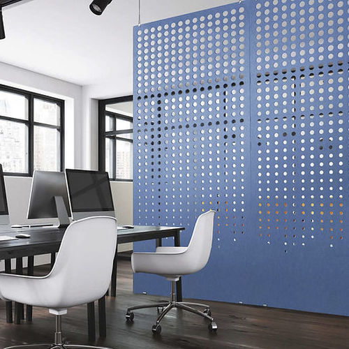 Removable partition - SPACE - Acoustic.ae - PET / commercial / for offices