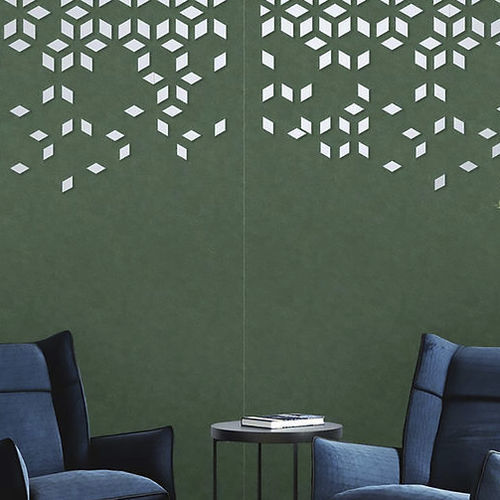 Removable partition - CUBIC - Acoustic.ae - PET / commercial / for offices