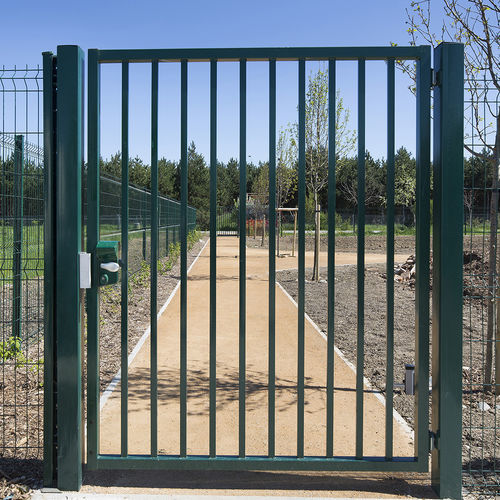 Galvanised steel garden gate - TT - Quaglia Diffusion