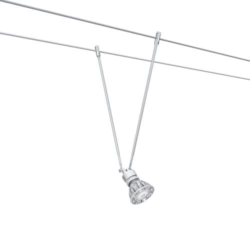 LED cable lighting - X31 - MP Design Inc. - round / chrome / indoor