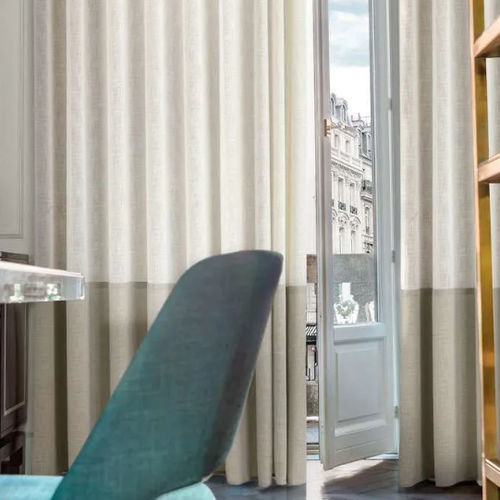 Curtain fabric - LUX - Ciesse Tendaggi srl - plain / polyester / cotton