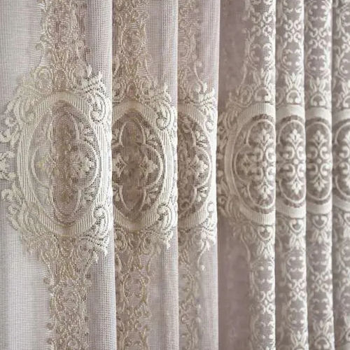 Patterned sheer curtain fabric - DIVINE - Ciesse Tendaggi srl ...