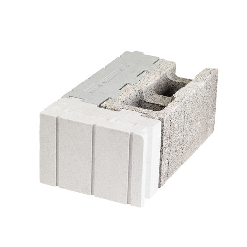 Cement wood shuttering block - ANGLE - GIE ISOLABLOC - for wall / for ...