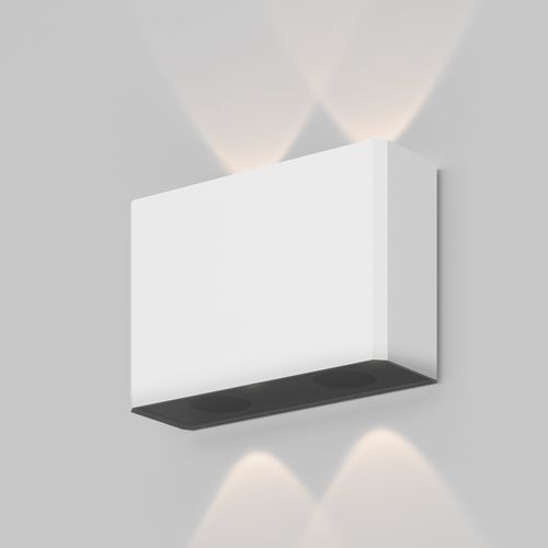 Contemporary wall light - Show - Maytoni - outdoor / aluminum / rectangular