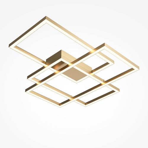 Contemporary ceiling light - Rida - Maytoni - rectangular / aluminum / LED