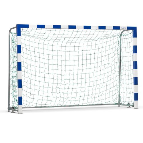 Aluminum handball goal - 1615730 - Schelde Sports - fixed / white/blue ...