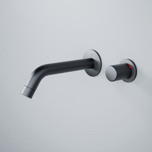 Washbasin single tap - R336-N - NEILUR - wall-mounted / electronic / brass