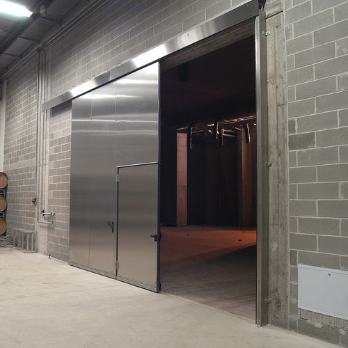 Stainless steel industrial door - Moreschi Chiusure Industriali S.r.l ...