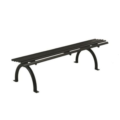 Contemporary public bench - PN049 - irollo - galvanized iron / without ...