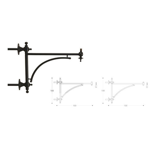 Wrought iron street light bracket - MB030 - irollo srl - cast iron