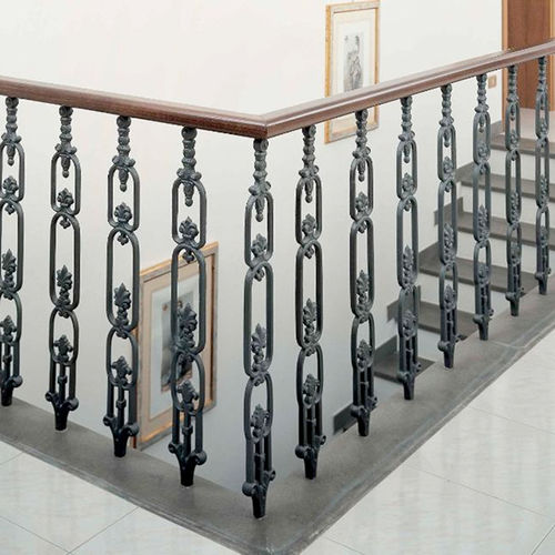 Cast iron balustrade - ER012 - irollo - indoor / outdoor / for stair