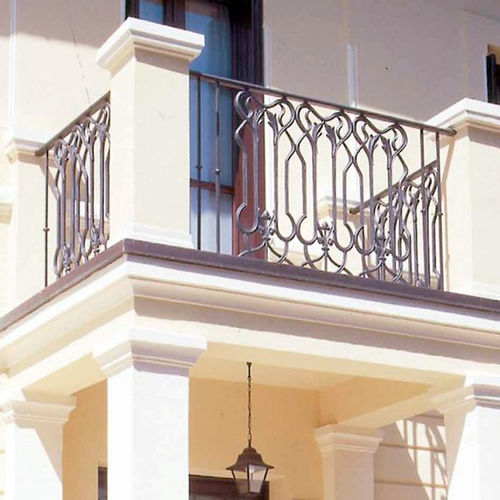 Cast iron balustrade - ER023 - irollo - outdoor / for patio / for balconies