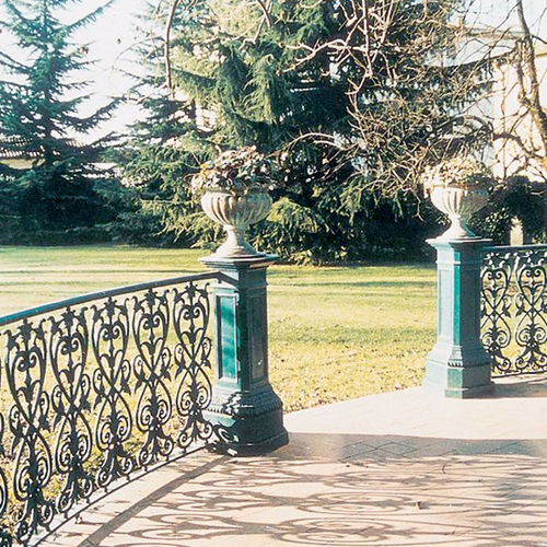 Cast iron balustrade - ER025 - irollo - outdoor / for patio / for balconies