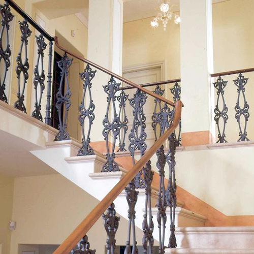 Cast iron balustrade - ER045 - irollo - indoor / outdoor / for stair