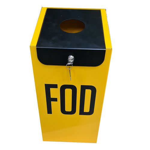 Wall-mounted trash can - FOD - Stima Belgium - metal / outdoor / indoor