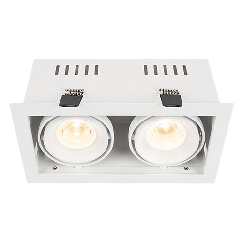 Built-in spotlight - COLOMBIA 20 - Hofflights - LED / round / rectangular