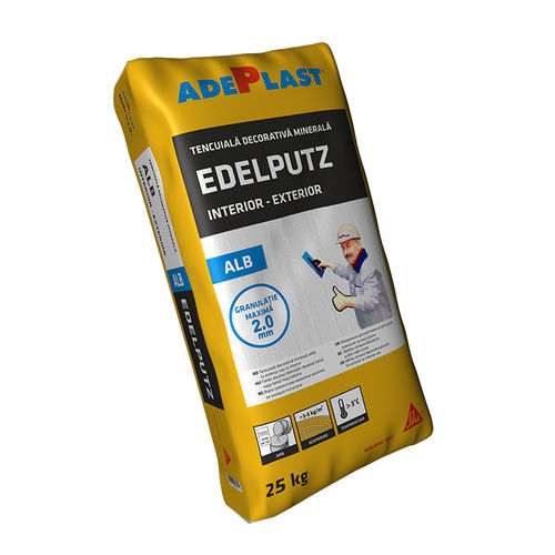 Finishing plaster - EDELPUTZ - AdePlast - weather-resistant / high-adhesion