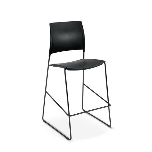 Contemporary bar chair - Go - Cavaletti S/a - indoor / fabric / plastic
