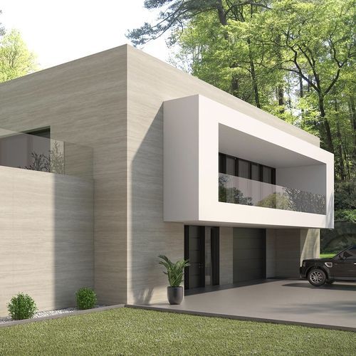 Panel cladding - TRAVERTINE NAVONA - Arklam - porcelain stoneware ...