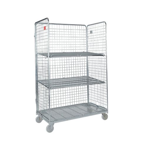 Linen trolley - RS - QUATRO S.R.L. - commercial / aluminum