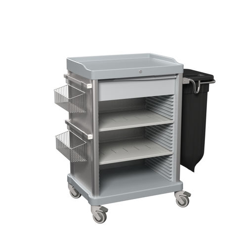 Cleaning trolley - 4ESSENTIAL-V8 - QUATRO S.R.L. - housekeeping ...