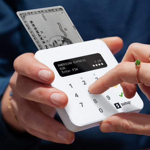 Payment machine with touchscreen - AIR - SumUp - with card reader