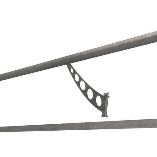 Galvanised steel handrail - INSA F605 - Insametal
