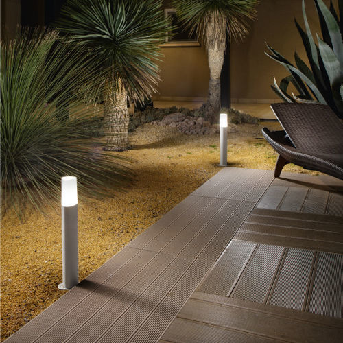Garden bollard light - POU - Ondaluce - contemporary / aluminum ...