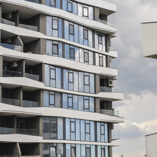 Metal facade system - PARITET LLC - glass / sliding