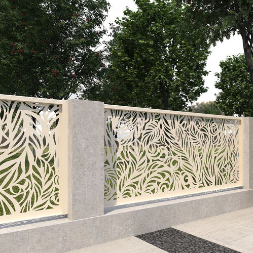 Perforated Sheet Metal Fence Panels