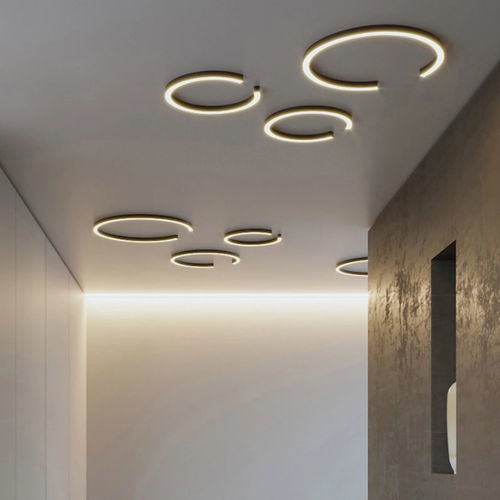 Contemporary ceiling light - ROBERTA - Robin Lamps - ring-shaped ...