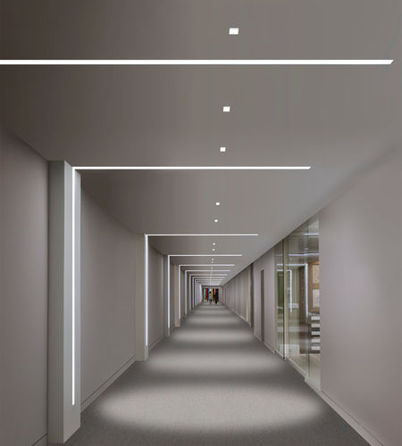 Built-in light fixture - LINER-L - LICALUX LIGHTING - LED / rectangular ...