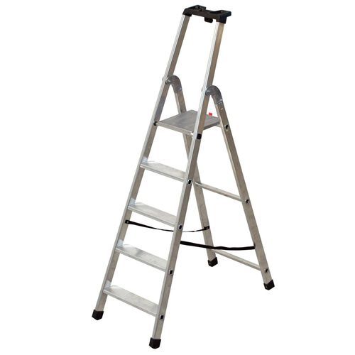 Steel professional step ladder - EF - FORTAL - outdoor / indoor