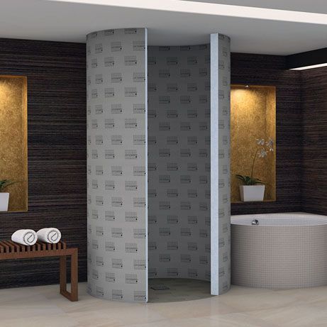 Foam shower - RELAX-RD - LUX ELEMENTS - fixed / round / for wellness center