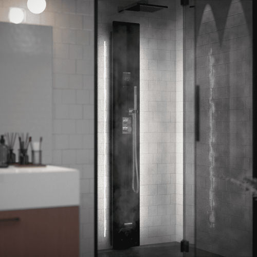 Commercial shower column - STELLA 2/4 - Tylö - chrome finish / wall ...