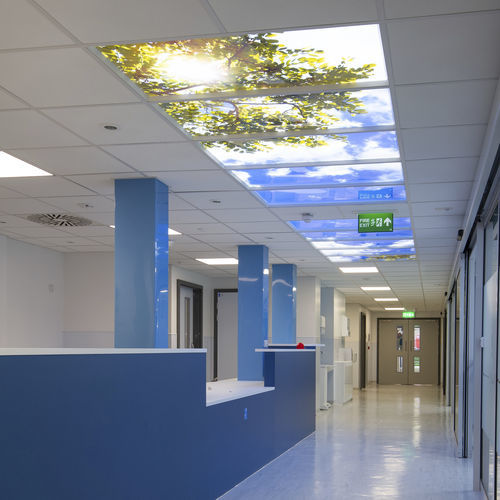 Sky ceiling LED panel - LC60120 - Aspire - with graphic animation / for ...