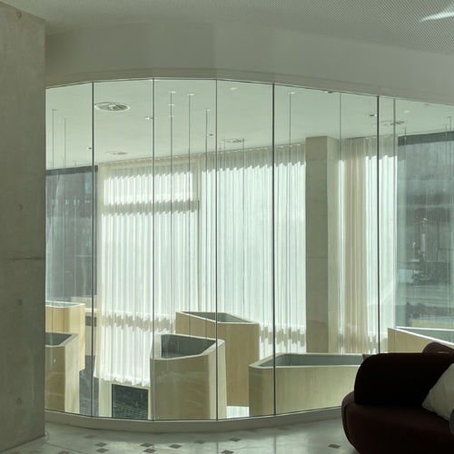 Fixed partition - SteelTeq EI120 - ERIBEL FRANCE - edge-to-edge / with ...