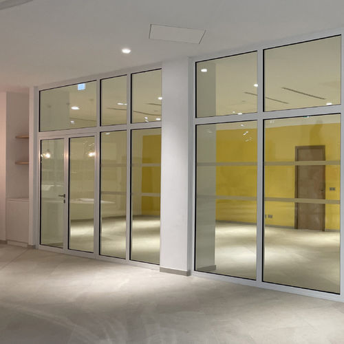 Edge-to-edge partition - SteelTeq E30 - ERIBEL FRANCE - fixed / glazed ...
