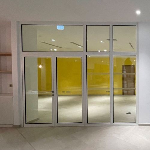 Edge-to-edge partition - SteelTeq FB6 - ERIBEL FRANCE - fixed / glazed ...