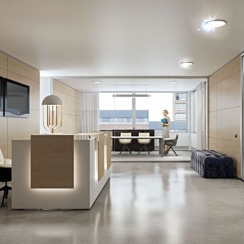 Fixed partition - Arcarossa - with glass panel / aluminum / commercial