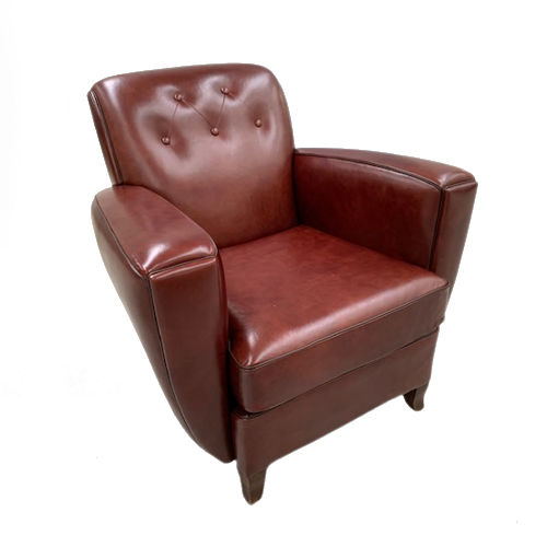 Traditional club chair - Charleston - L'Atelier du Club - leather / fir ...