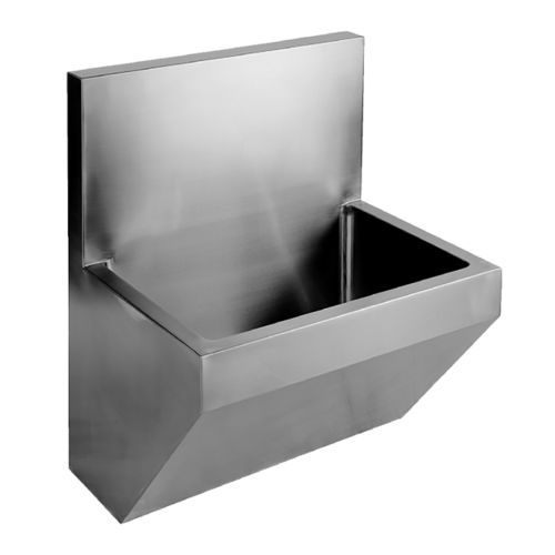 Wall-mounted hand basin - Creativ - LOGGERE - rectangular / brushed ...