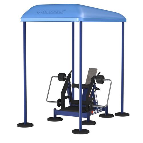 Leg extension weight training machine - MB 7.76 SEATED - Streetbarbell ...