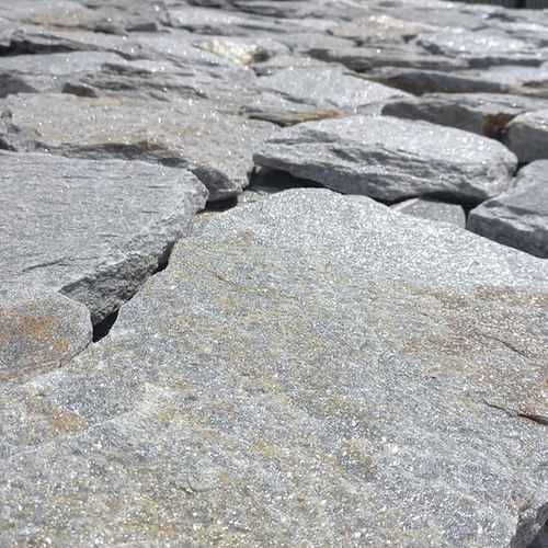 Wall stone block - GREY - Terra Natural - exposed / decorative / quartzite