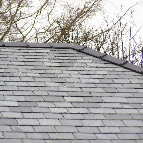 Flat roofing - RANDOM - Terra Natural - slate / roof tile look / rustic
