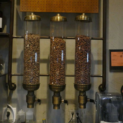 Wall-mounted coffee bean dispenser - 6" - Java Hill Distribution Inc ...