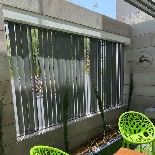 Panel screening - AERO FOIL 100 - Axes in Excess - louvered / metal ...