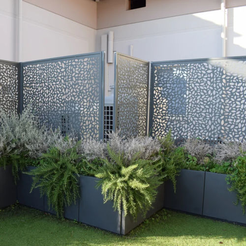 Panel screening - DOMINO Srl - stainless steel / plain / corner